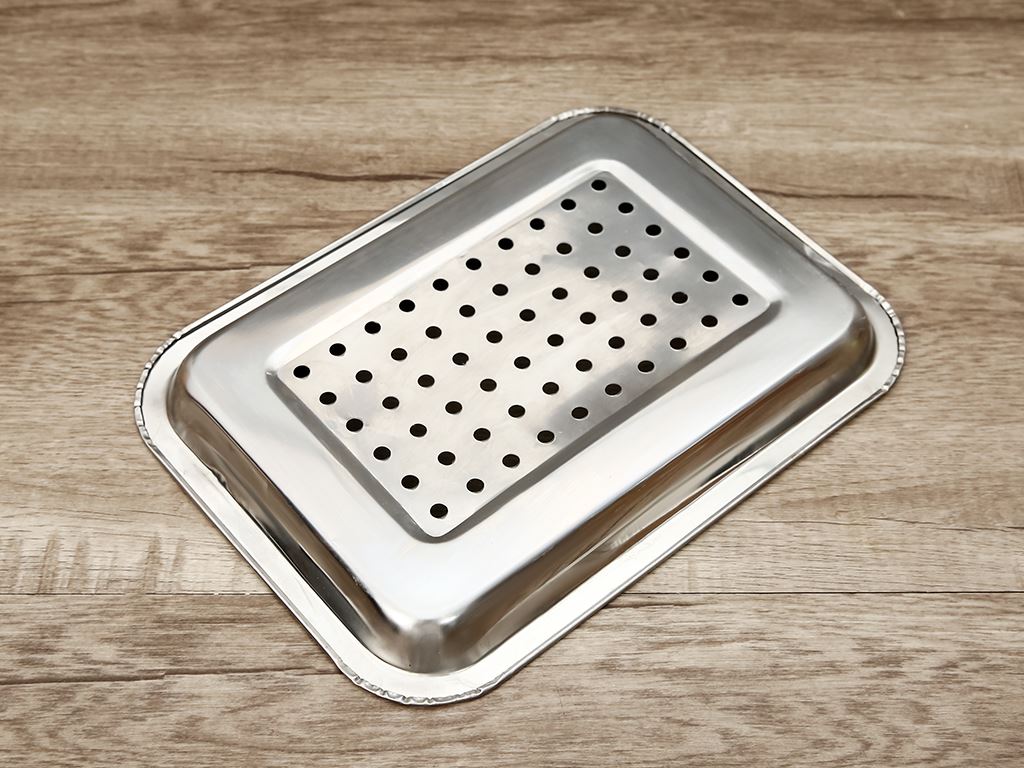 Khay úp ly inox kích thước 20x27cm giá tốt tại Bách hoá XANH