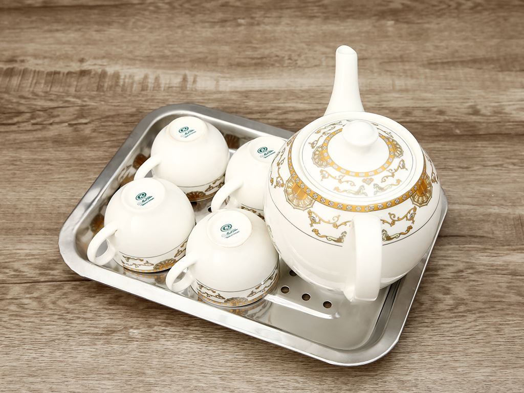 Khay úp ly inox kích thước 20x27cm giá tốt tại Bách hoá XANH