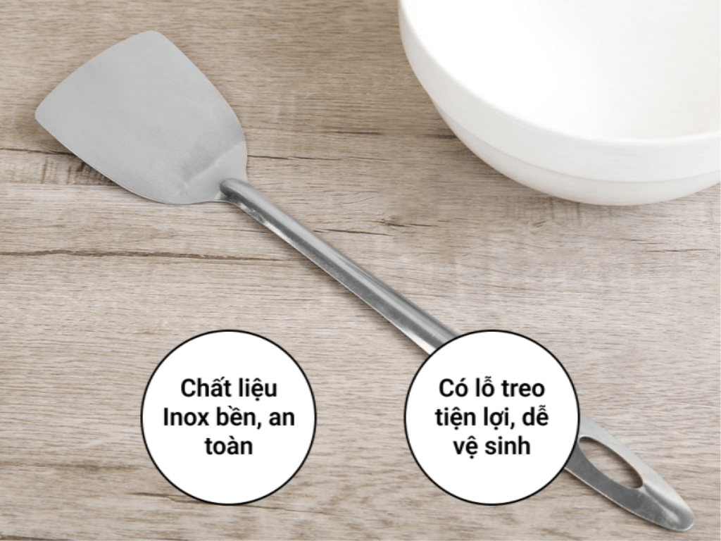 Sạn trơn chất inox 28.5cm Rainy giá tốt tại Bách hoá XANH
