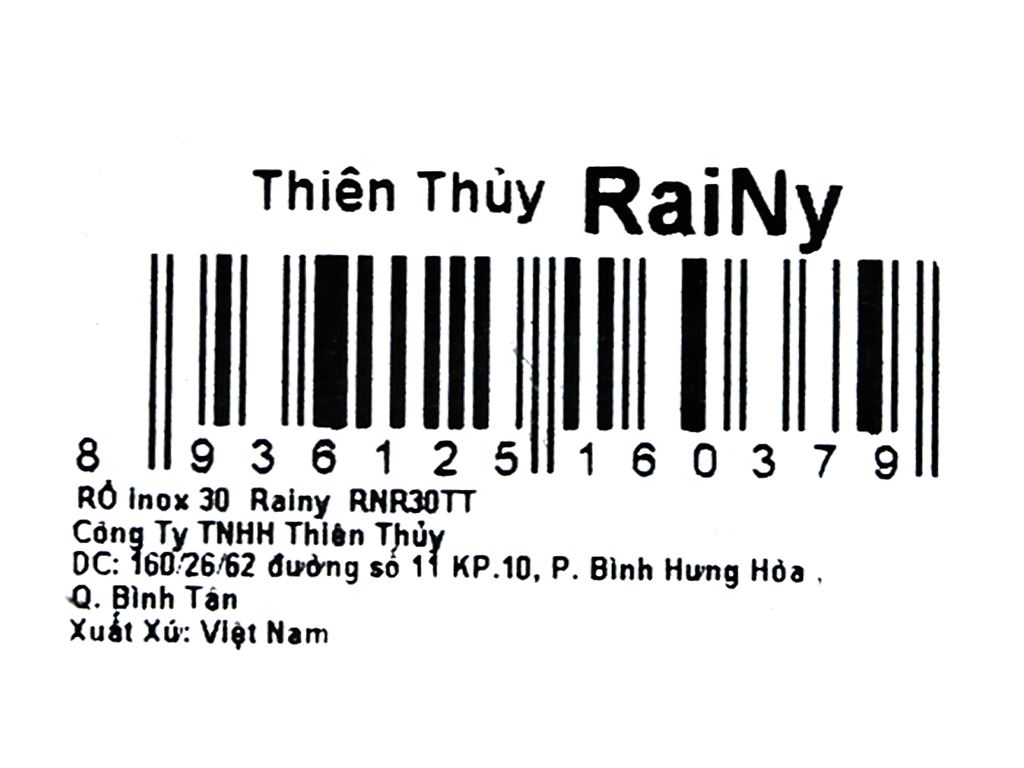Rổ inox tròn Rainy RNR30TT 30cm giá tốt tại Bách hoá XANH