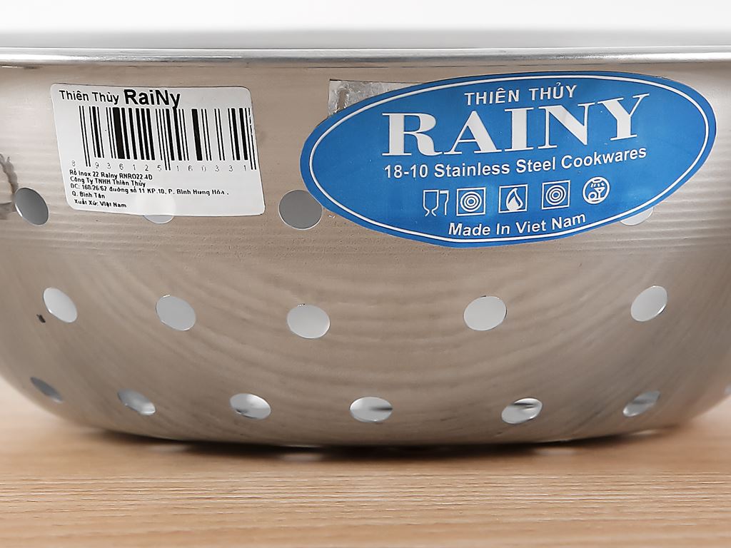 Rổ inox tròn Rainy RNR022-4D 22cm giá tốt tại Bách hoá XANH