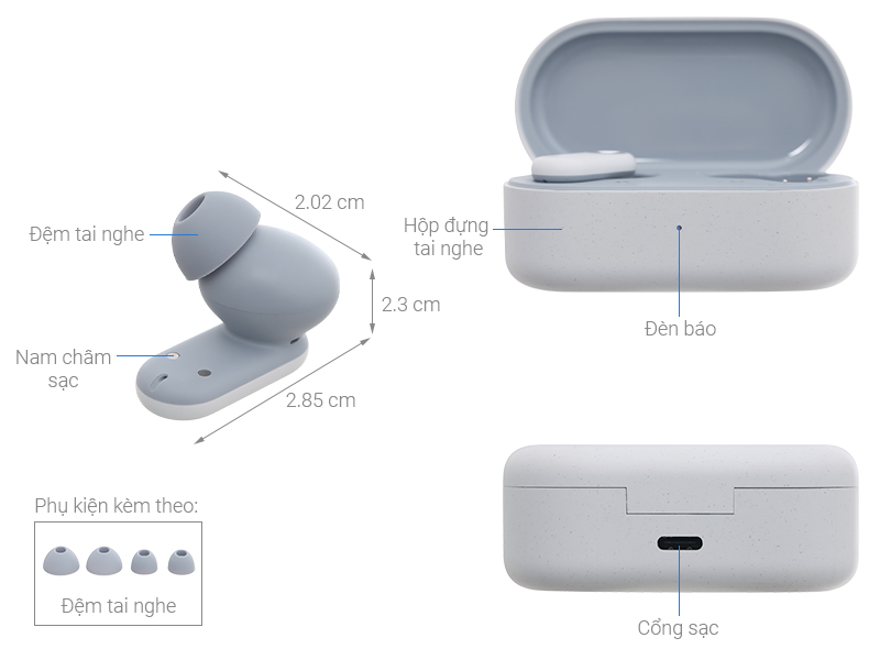 Tai nghe Bluetooth True Wireless OPPO Enco Buds 2 Pro E510A - chính hãng