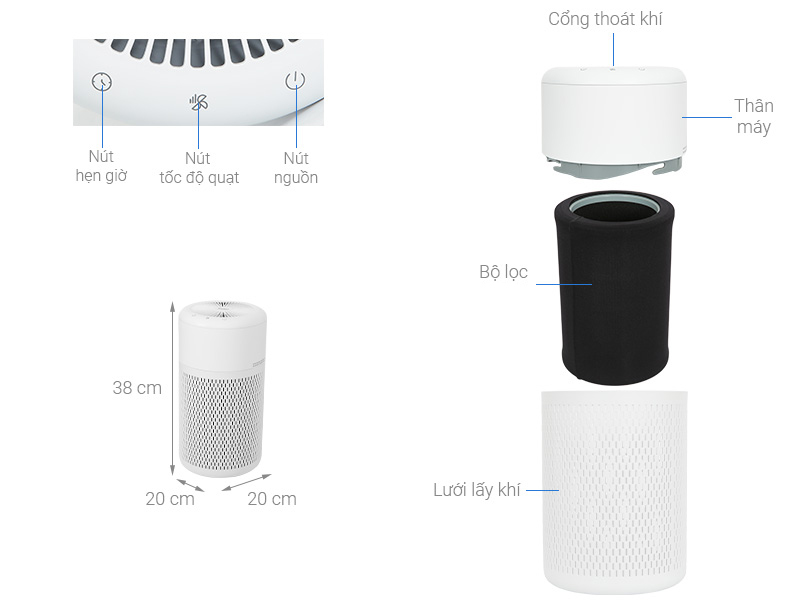 Máy lọc không khí Beko ATP 5100 I - giá rẻ, chất lượng, có trả góp