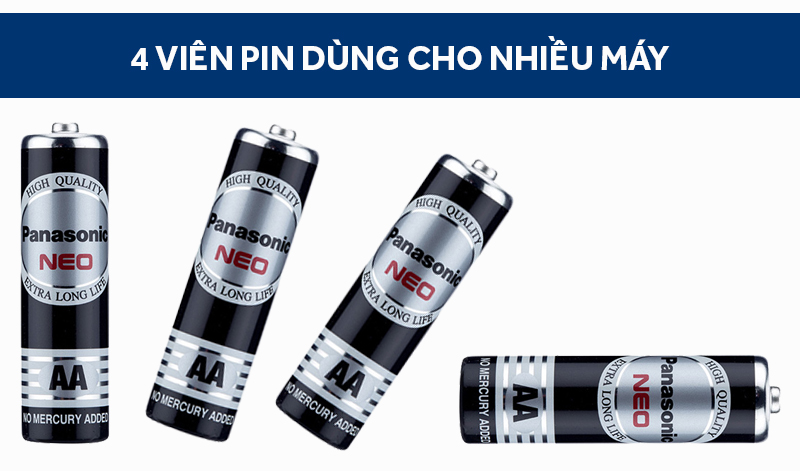 Pin AA 4 viên Manganese Panasonic R6NT-4B