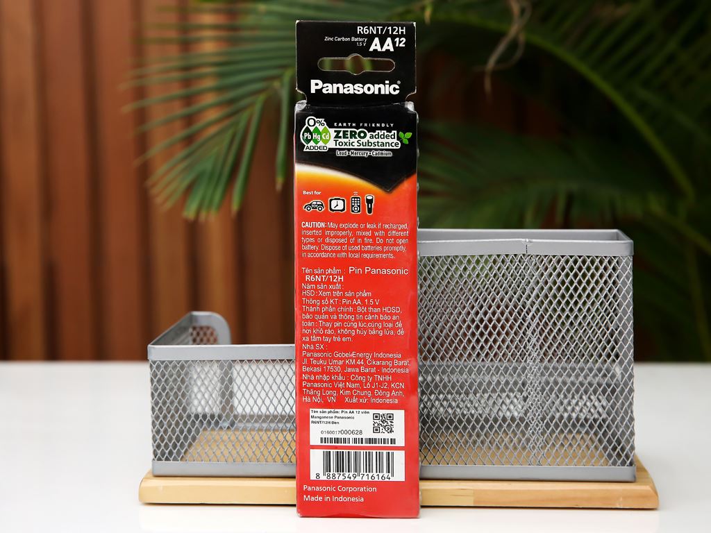 12 viên pin AA Panasonic R6NT/12H giá tốt tại Bách hoá XANH