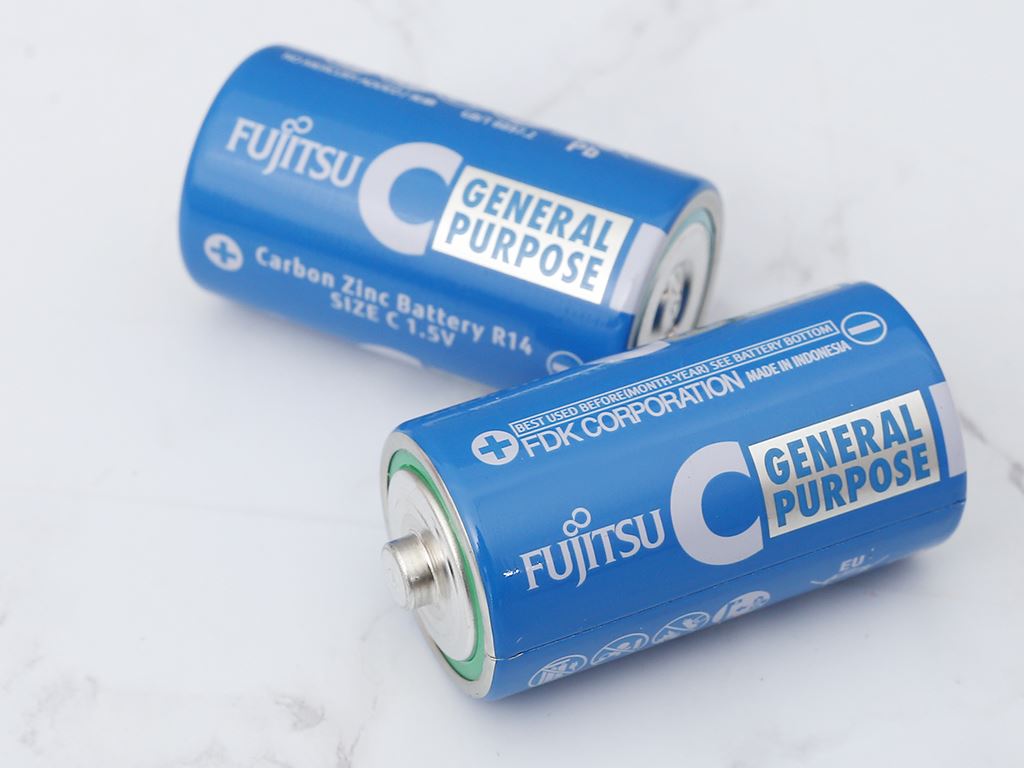 2 viên pin Fujitsu Carbonzinc R14 giá tốt tại Bách hoá XANH