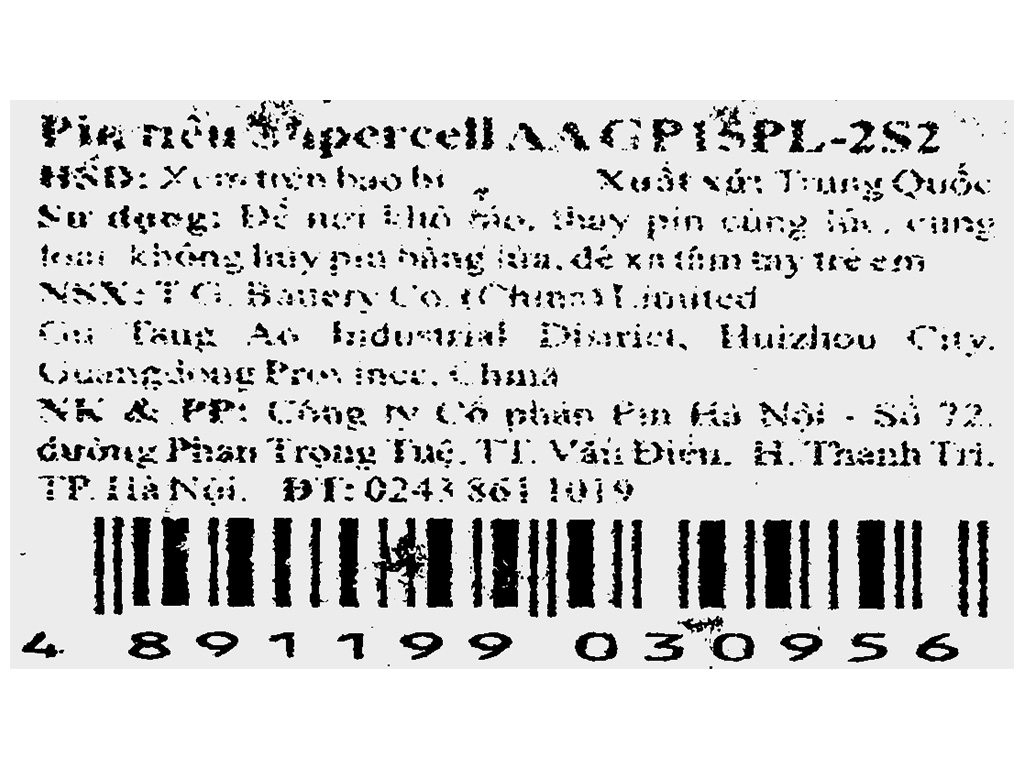 Vỉ 2 viên pin AA GP Supercell 15PL-2S2 tại Bách Hoá XANH