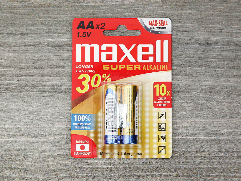 Vỉ 2 viên pin Maxell ALKALINE LR6 2A PRO tại Bách Hoá XANH