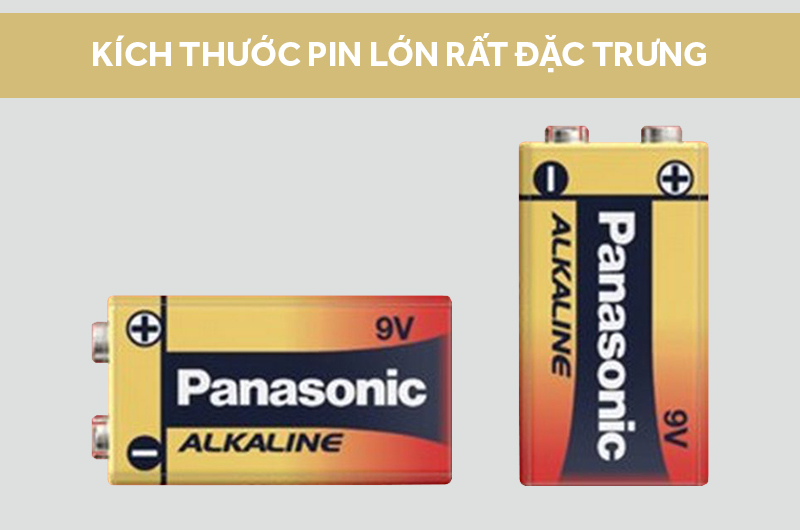 Pin 9V 1 viên Panasonic Alkaline 6LR61T-1B-V | Thegioididong.com