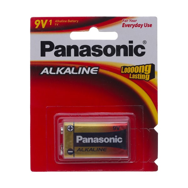Pin 9V 1 viên Panasonic Alkaline 6LR61T-1B-V | Điện máy XANH.com