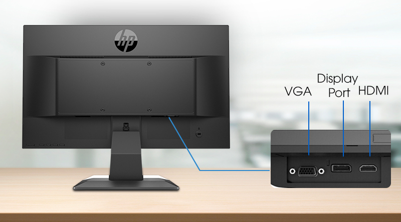 Màn hình LCD HP P204 19.5 inch HD+ (5RD65AA) chính hãng, giá rẻ