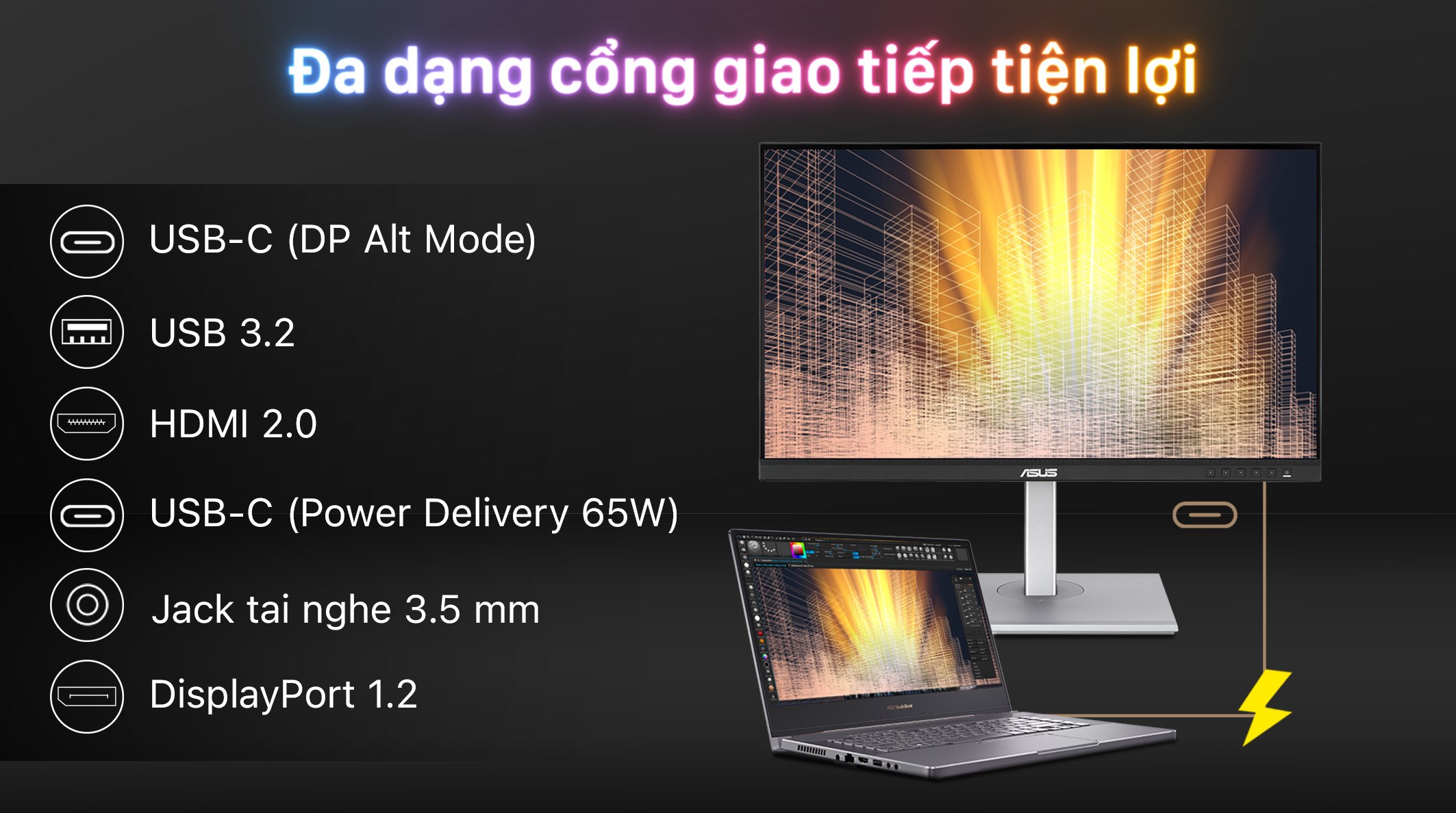 Màn hình Asus ProArt PA279CV 27 inch 4K/IPS/60Hz/5ms - Chính hãng, giá tốt