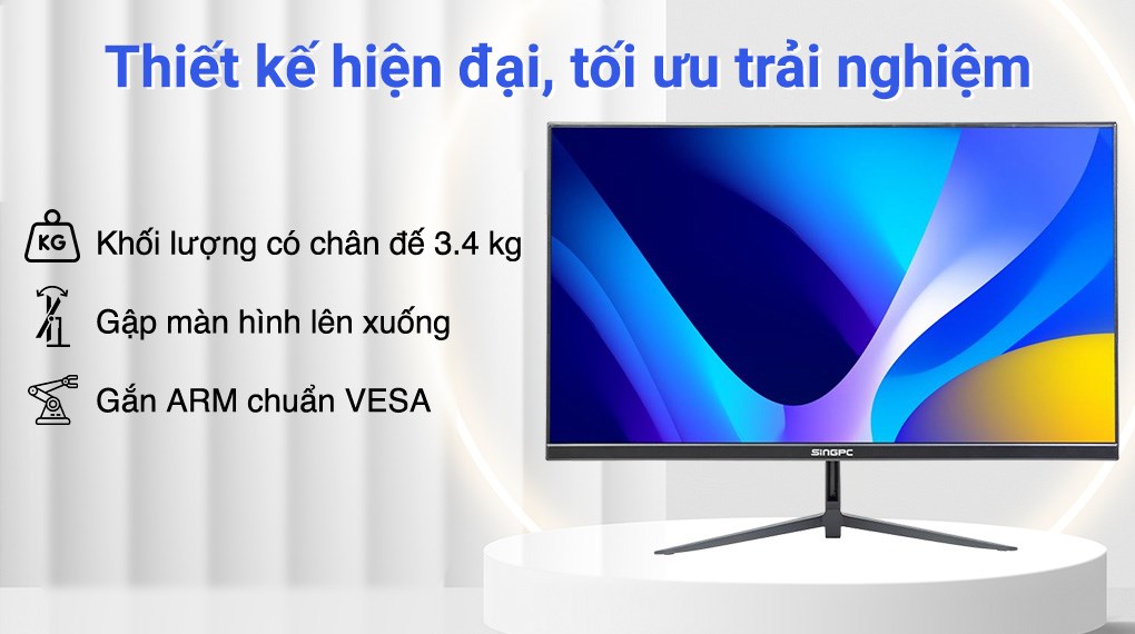 Màn hình SingPC P27F100-IPS 27 inch FHD/IPS/100Hz/5ms - Chính hãng, giá tốt