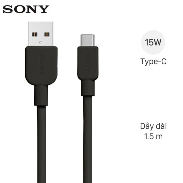 Cáp Type-C 1.5 m Sony CP-AC150 - giá rẻ, chính hãng