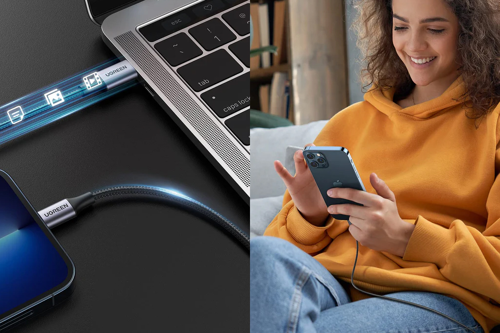 Cáp Type C - Lightning MFI 1m Ugreen 60759