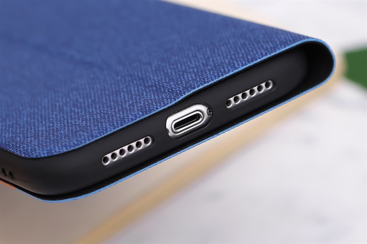 Ốp lưng iPhone 11 Nắp gập Flip TKSF1005 MEEKER Jean Navy