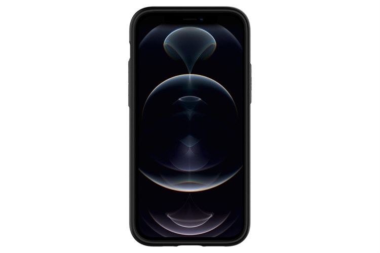 Ốp lưng iPhone 12/12 Pro Nhựa cứng viền dẻo SPIGEN Gunmetal Slim Armor ...