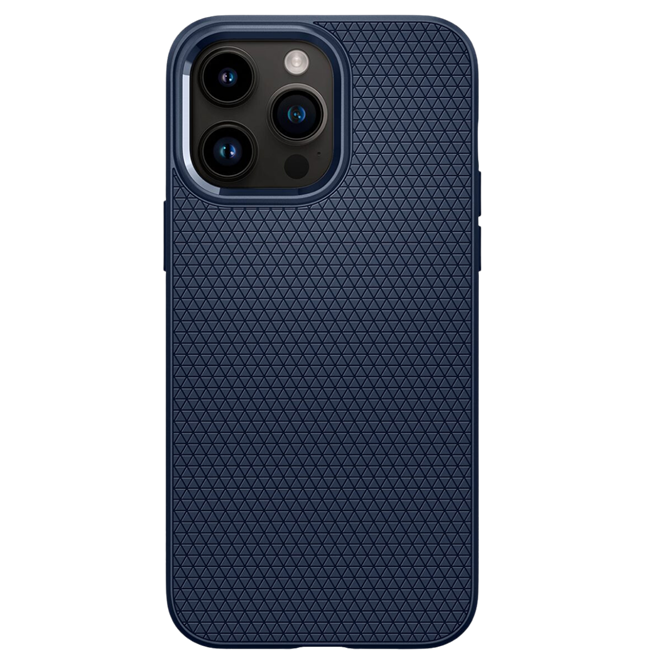Ốp lưng iPhone 14 Pro Max Nhựa dẻo TPU Spigen Liquid Air Navy Blue