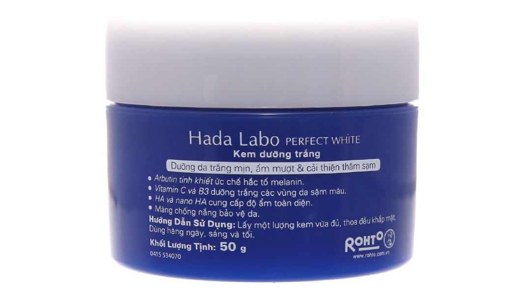 Hada Labo Perfect White Cream dưỡng ẩm hũ 50g - 08/2024 ...