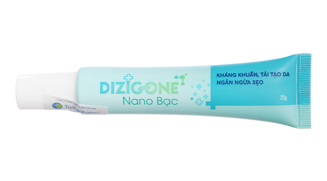 Dizigone Nano Bạc kháng khuẩn, ngừa sẹo tuýp 25g - Nhà thuốc An Khang