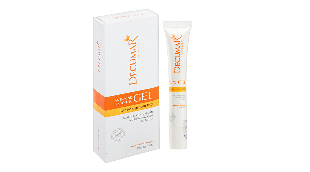 Gel ngừa mụn Nano THC Decumar 20g - Nhà thuốc An Khang.