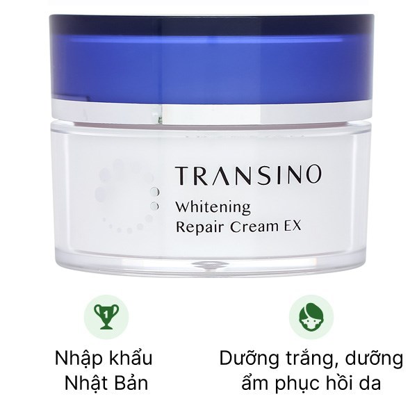 Kem Transino Whitening Repair Cream EX dưỡng ẩm, phục hồi, dưỡng trắng da hũ 35g - 10/2025 ...