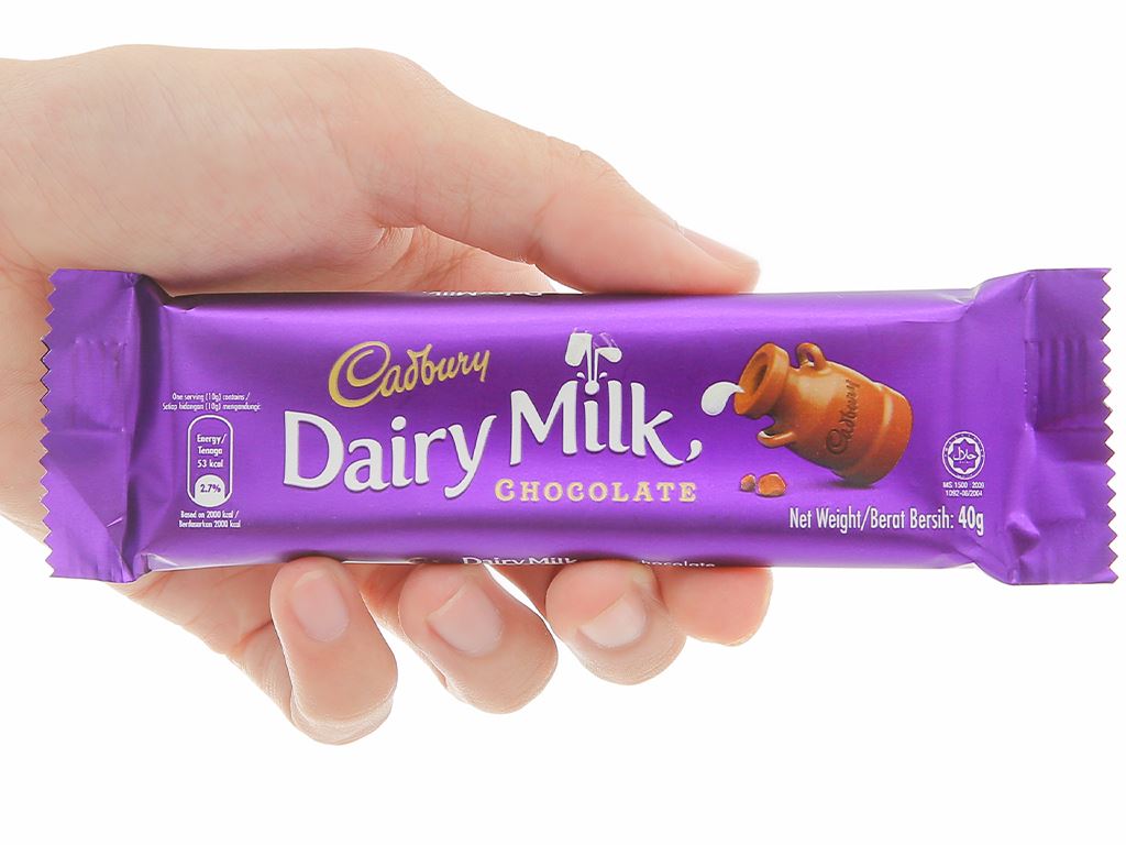 Socola sữa Cadbury Dairy Milk 40g giá tốt tại Bách hoá XANH