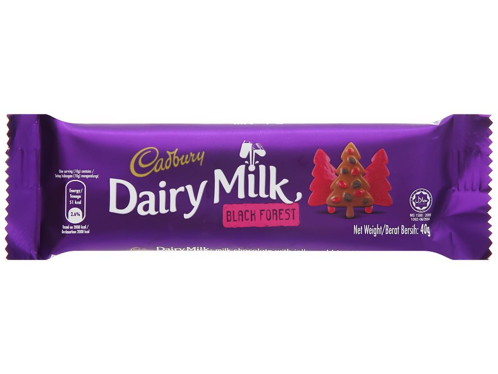 Socola sữa Dairy Milk thanh 40g giá tốt tại Bách hoá XANH
