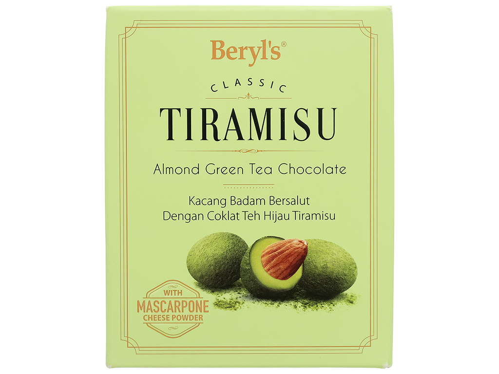 Socola tiramisu almond green tea Beryl's 100g Bách hoá XANH