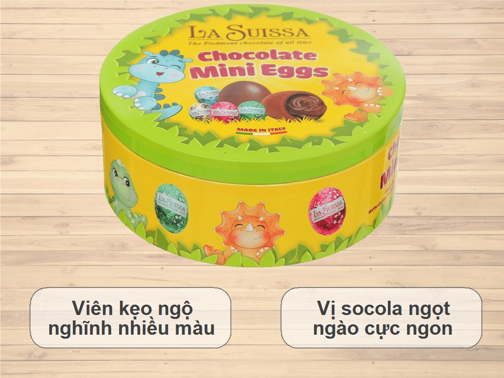 Socola sữa trứng mini La Suissa hộp 110g tại Bách hoá XANH