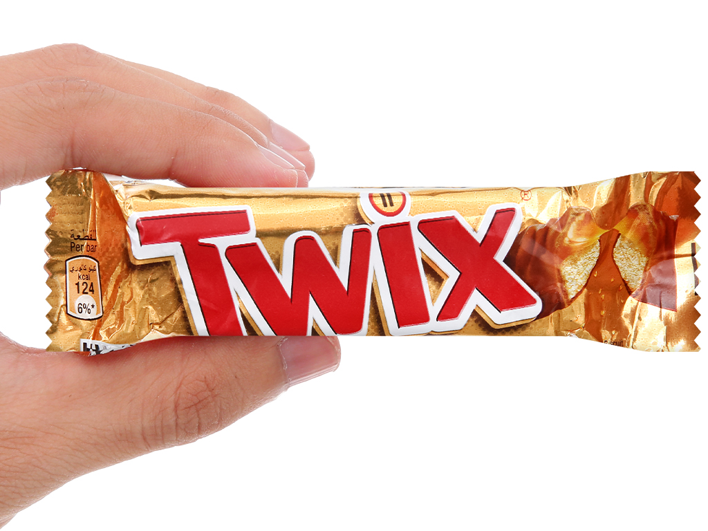 Bánh quy phủ socola sữa và caramen Twix® 25g Bách hoá XANH