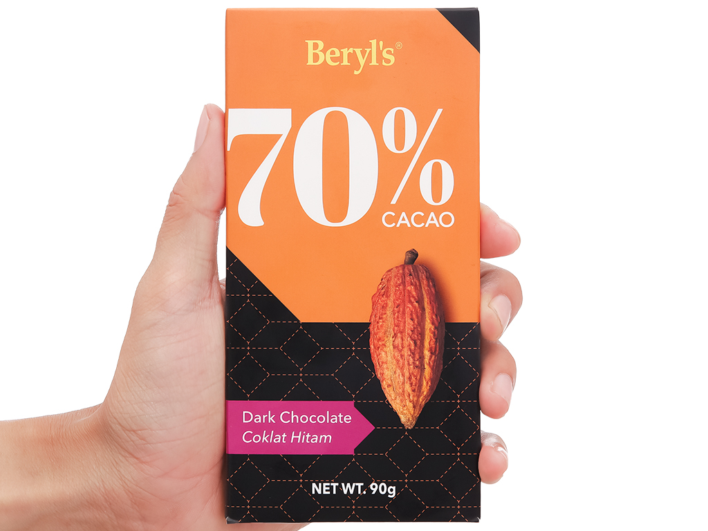 Socola không đường Beryl's 70% cacao 90g tại Bách hoá XANH