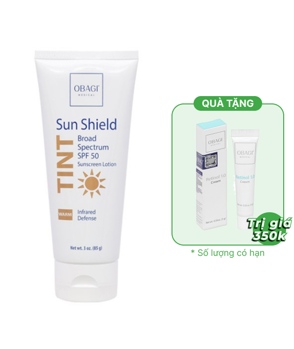 Kem chống nắng Obagi Sun Shield Tint SPF 50 che khuyết điểm làm đều màu ...