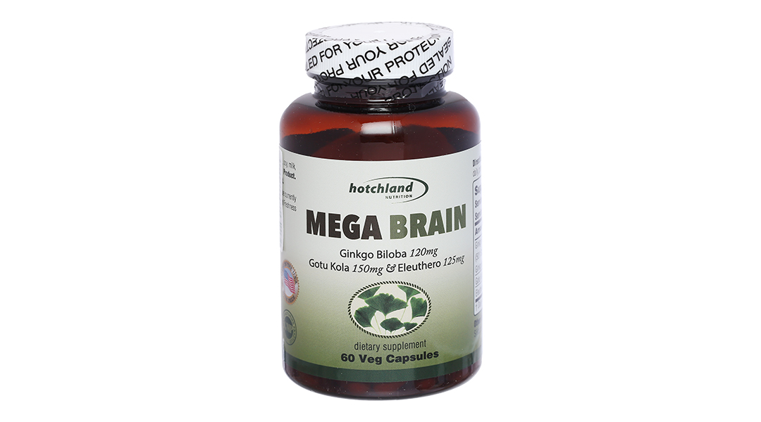 Hotchland Mega Brain tăng cường trí nhớ, giảm chóng mặt hộp 60 viên 03/ ...