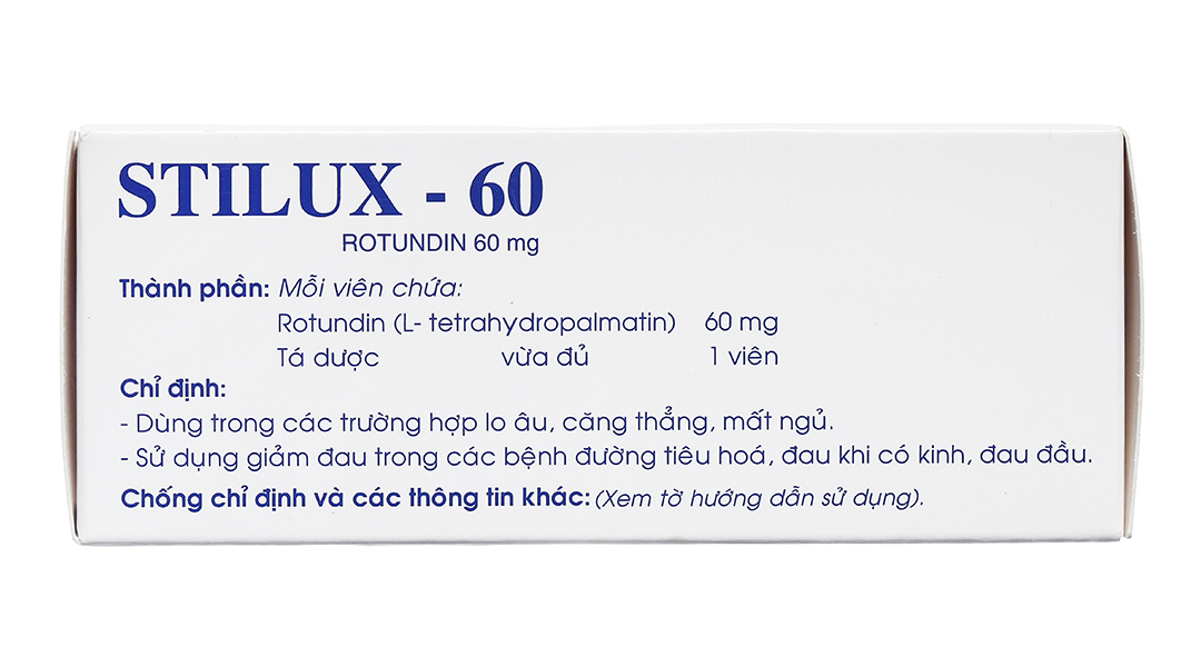 Thuốc Stilux 60mg hộp 100 viên-Nhà thuốc An Khang