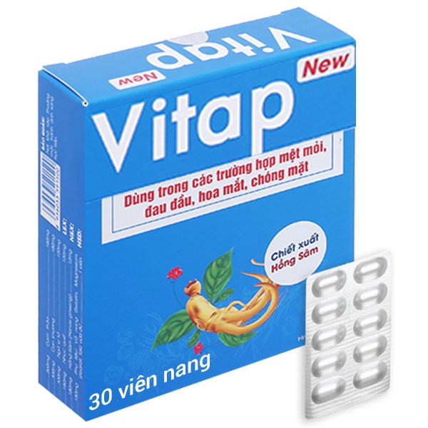 Vitap hộp 30 viên - 05/2026 | nhathuocankhang.com