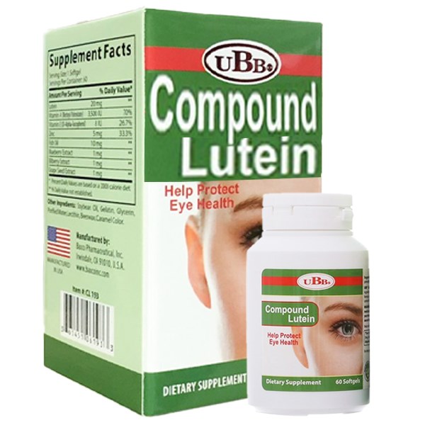 Viên uống Compound Lutein UBB tăng cường thị lực lọ 60 viên - 05/2026 ...