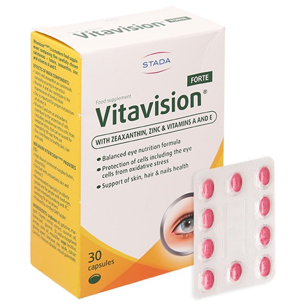 Stada Vitavision Forte hộp 30 viên - 09/2025 | nhathuocankhang.com