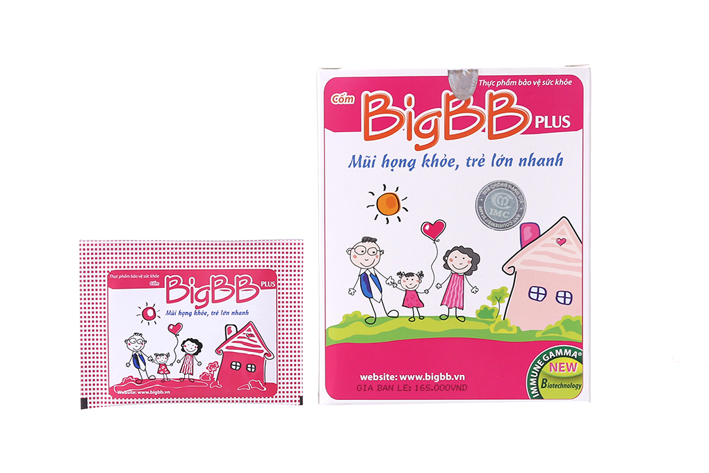 Cốm BigBB Plus hỗ trợ giảm viêm đường hô hấp hộp 30 viên - 08/2024 ...