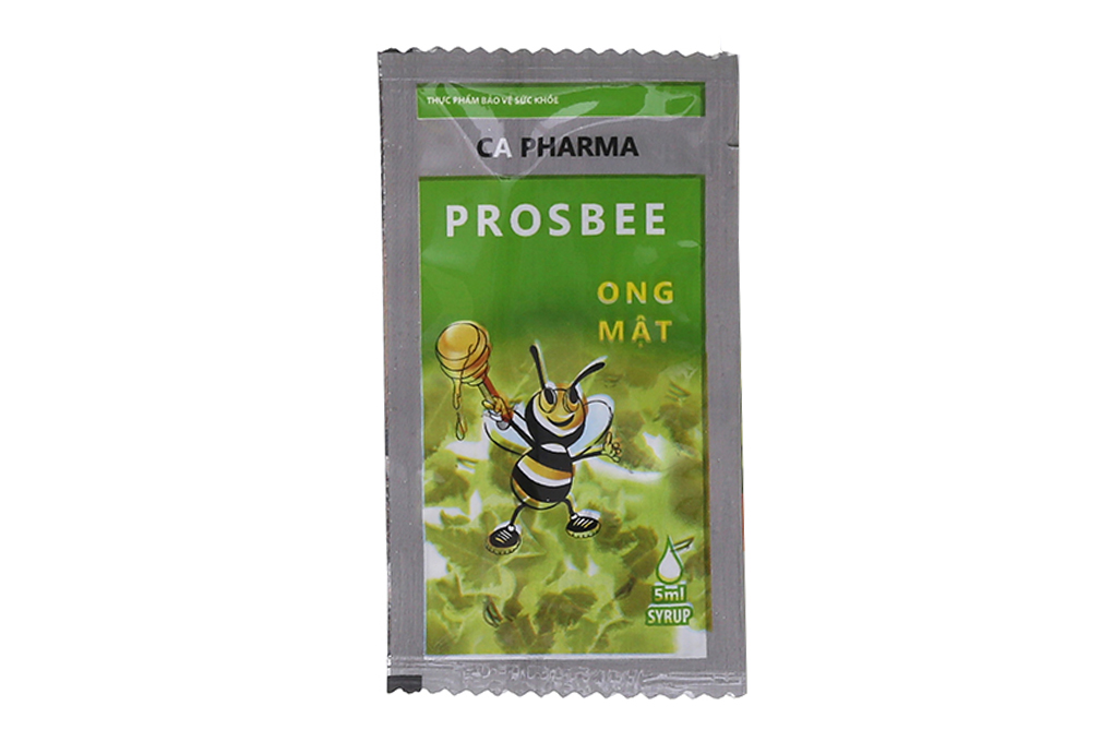 Siro thảo dược Prosbee hỗ trợ giảm ho, viêm họng hộp 30 gói x 5ml - 08/ ...