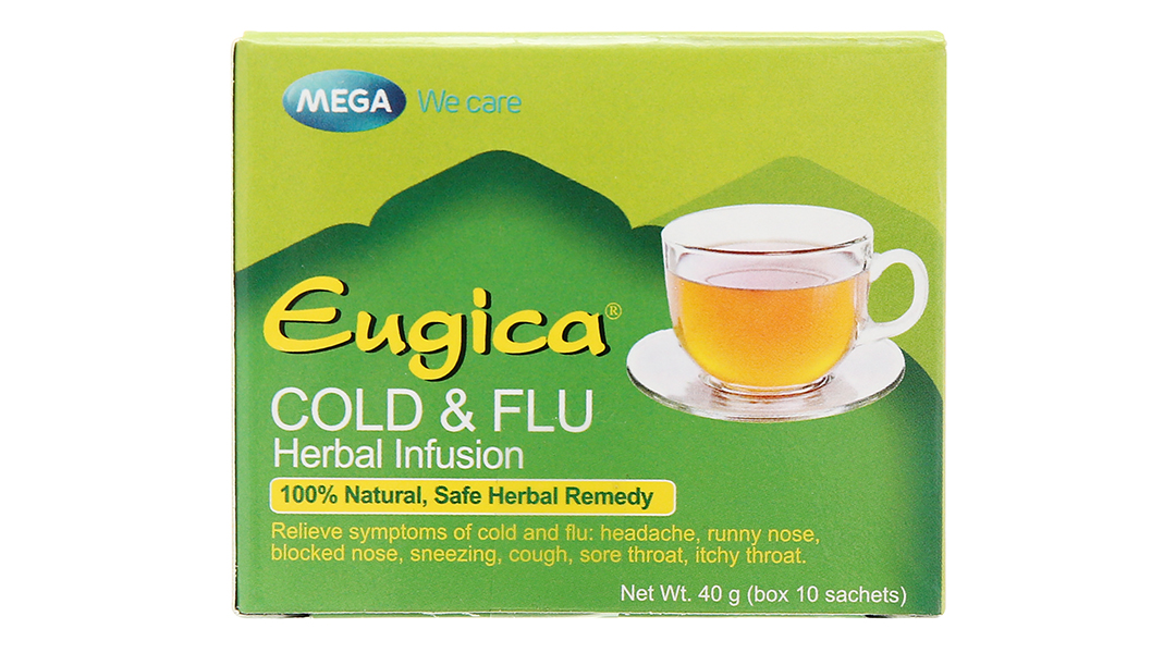 Eugica Cold & Flu hộp 10 gói giúp giảm cảm cúm-Nhà thuốc An Khang