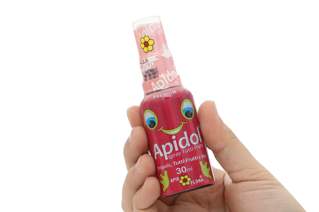 Xịt họng Keo ong Apidol vị trái cây giúp kháng khuẩn hô hấp chai 30ml ...