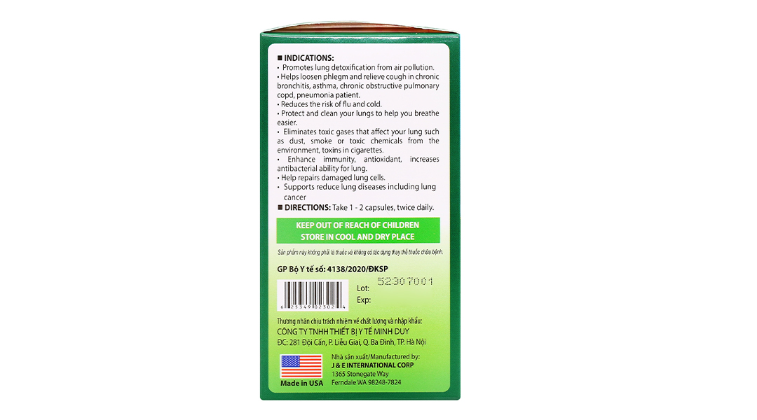 Boni Detox giúp giải độc phổi, long đờm, giảm ho hộp 30 viên - 08/2024 ...