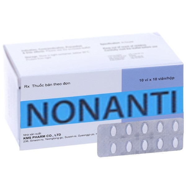 Nonanti Tablet 50mg trị tăng huyết áp (10 vỉ x 10 viên) - 09/2024 | nhathuocankhang.com