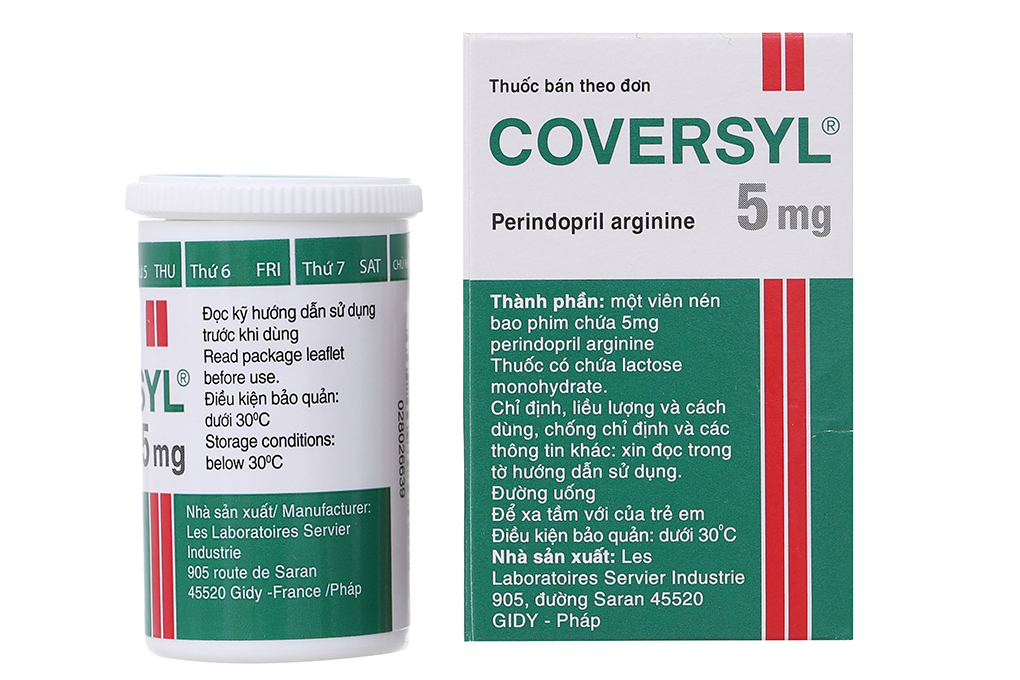 Thuốc Coversyl 5mg hộp 30 viên-Nhà thuốc An Khang