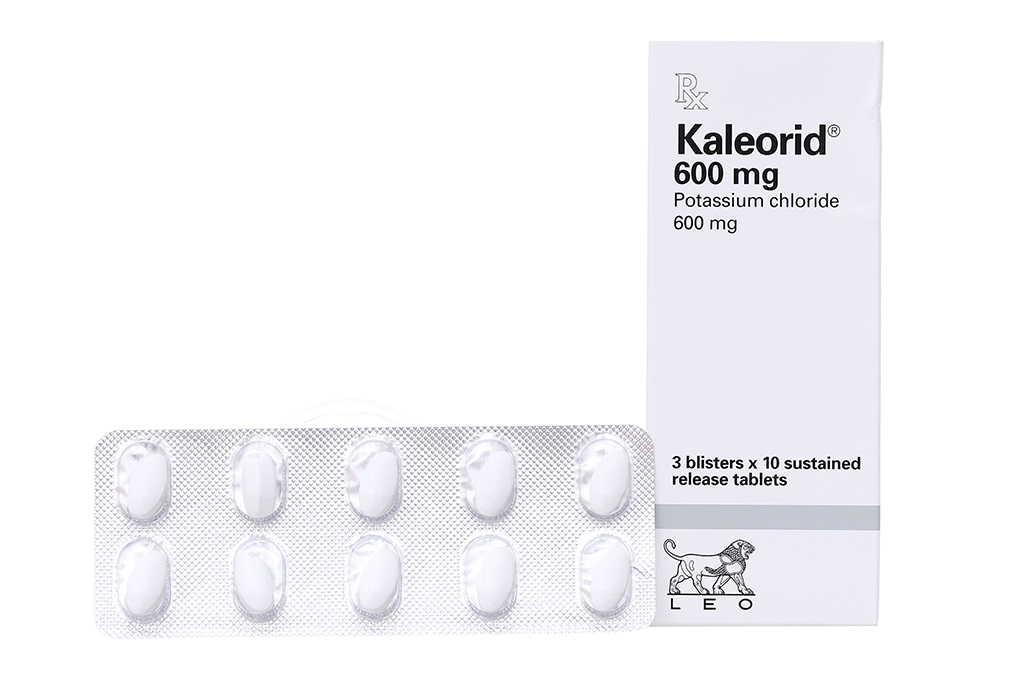 Thuốc Kaleorid 600mg hộp 30 viên-Nhà thuốc An Khang