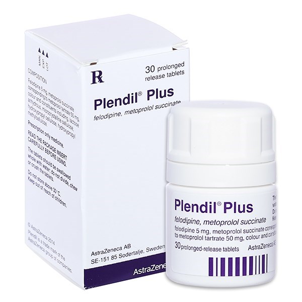 Plendil Plus trị tăng huyết áp chai 30 viên - 01/2025 | nhathuocankhang.com
