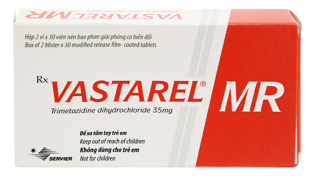Vastarel MR 35mg trị đau thắt ngực (2 vỉ x 30 viên) chính hãng, giao ...