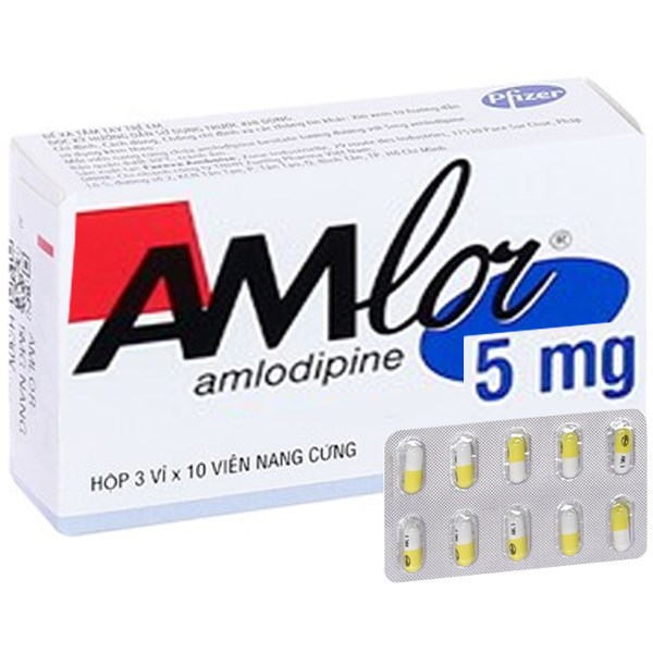 Thuốc Amlor 5mg hộp 30 viên-Nhà thuốc An Khang