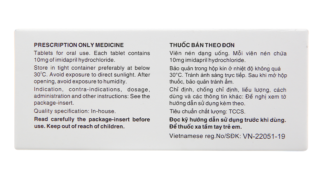 Tanatril Tablets 10mg trị tăng huyết áp (10 vỉ x 10 viên) - 08/2024 ...